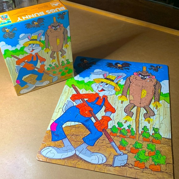 Games Bugs Bunny 99 Large Piece Bugs Bunny Puzzle Poshmark
